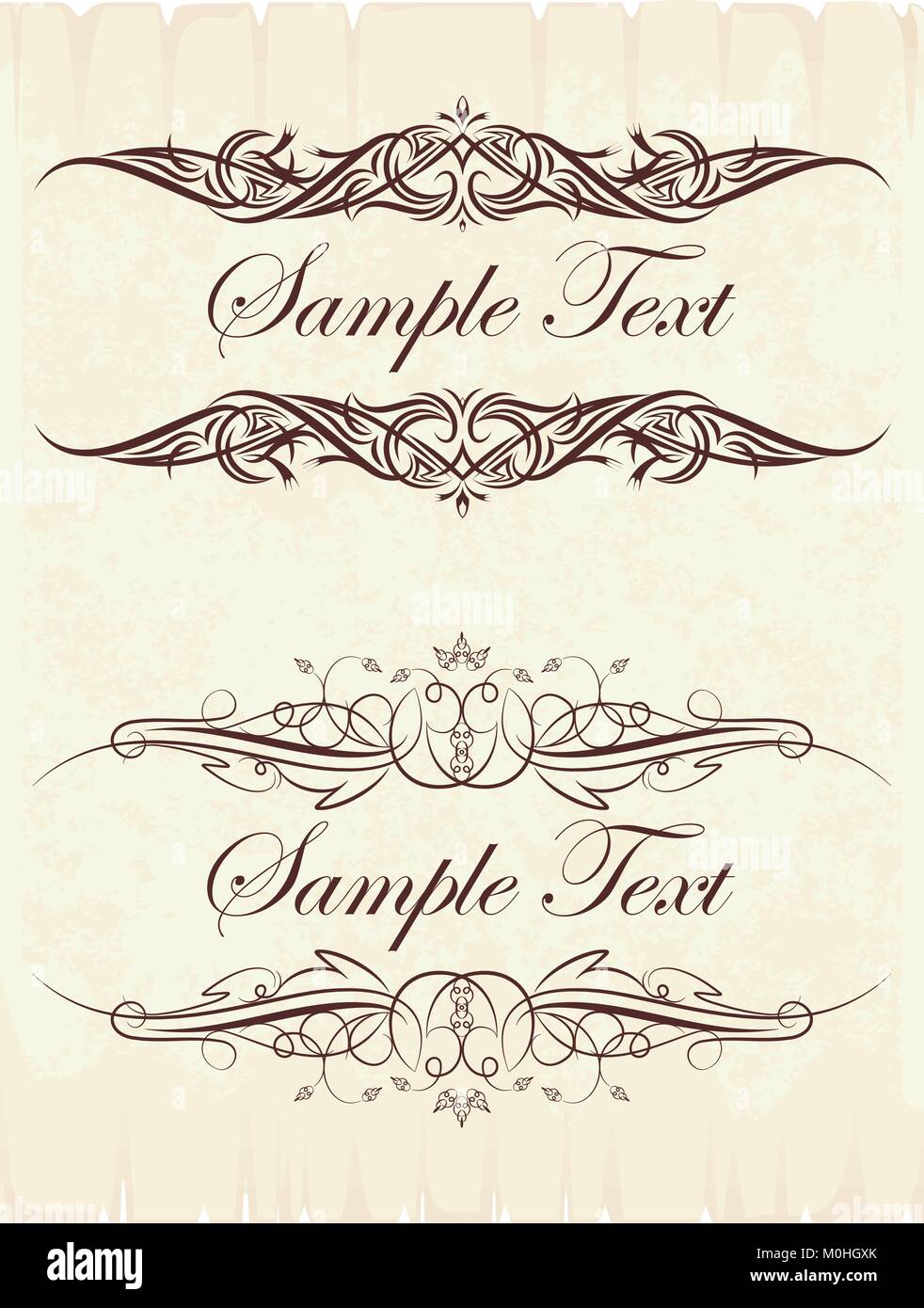 Elegant texts frames Stock Vector Image & Art - Alamy