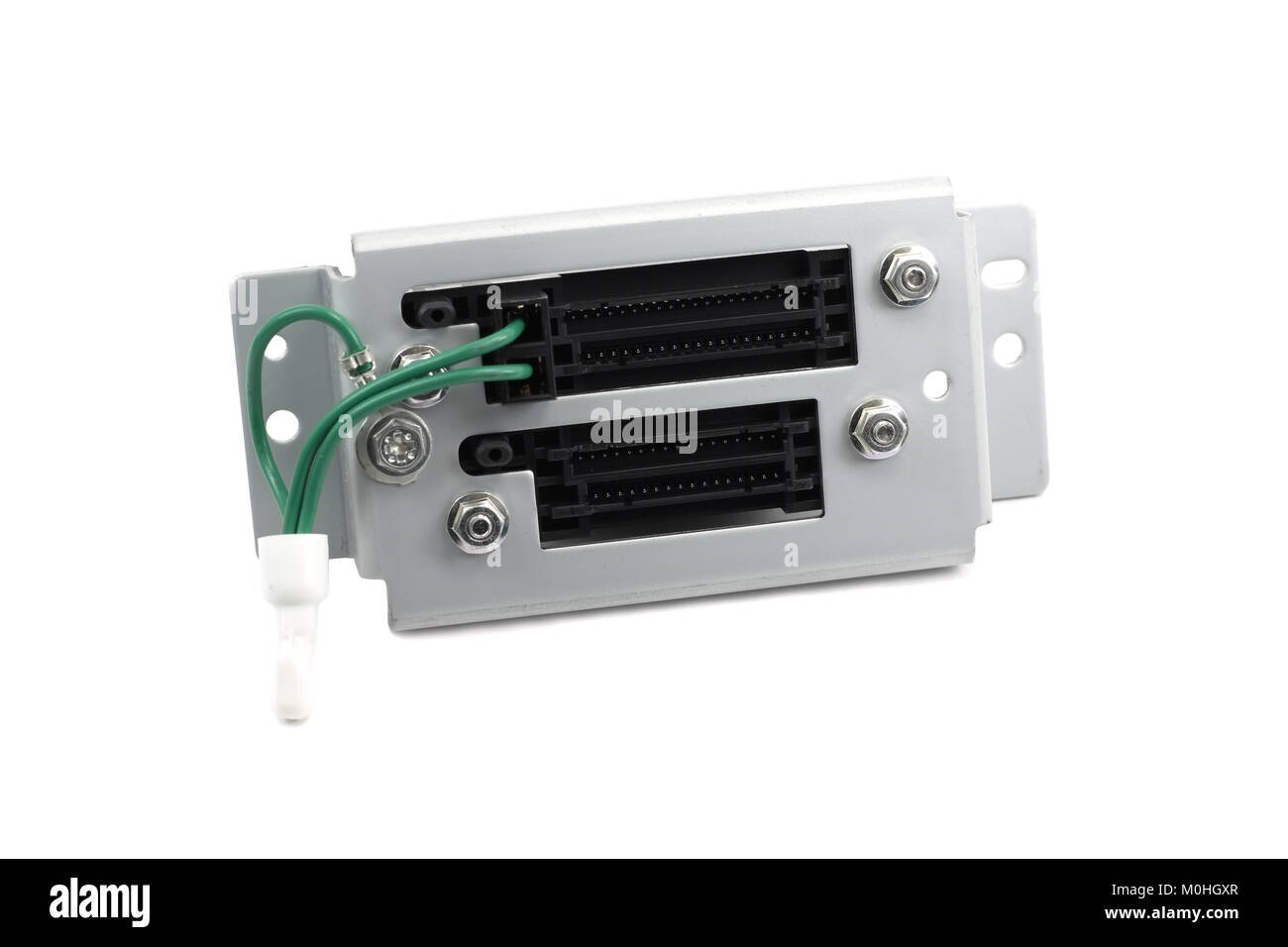 Electric connector, signal connector with bracket isolated on white ...