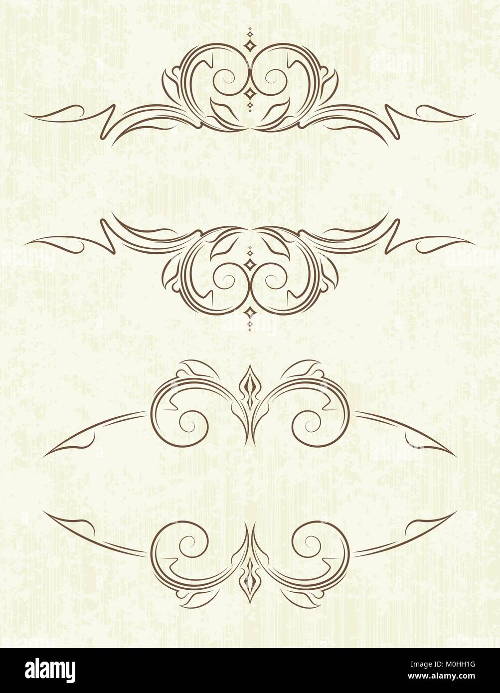 Elegant text frames Stock Vector Image & Art - Alamy