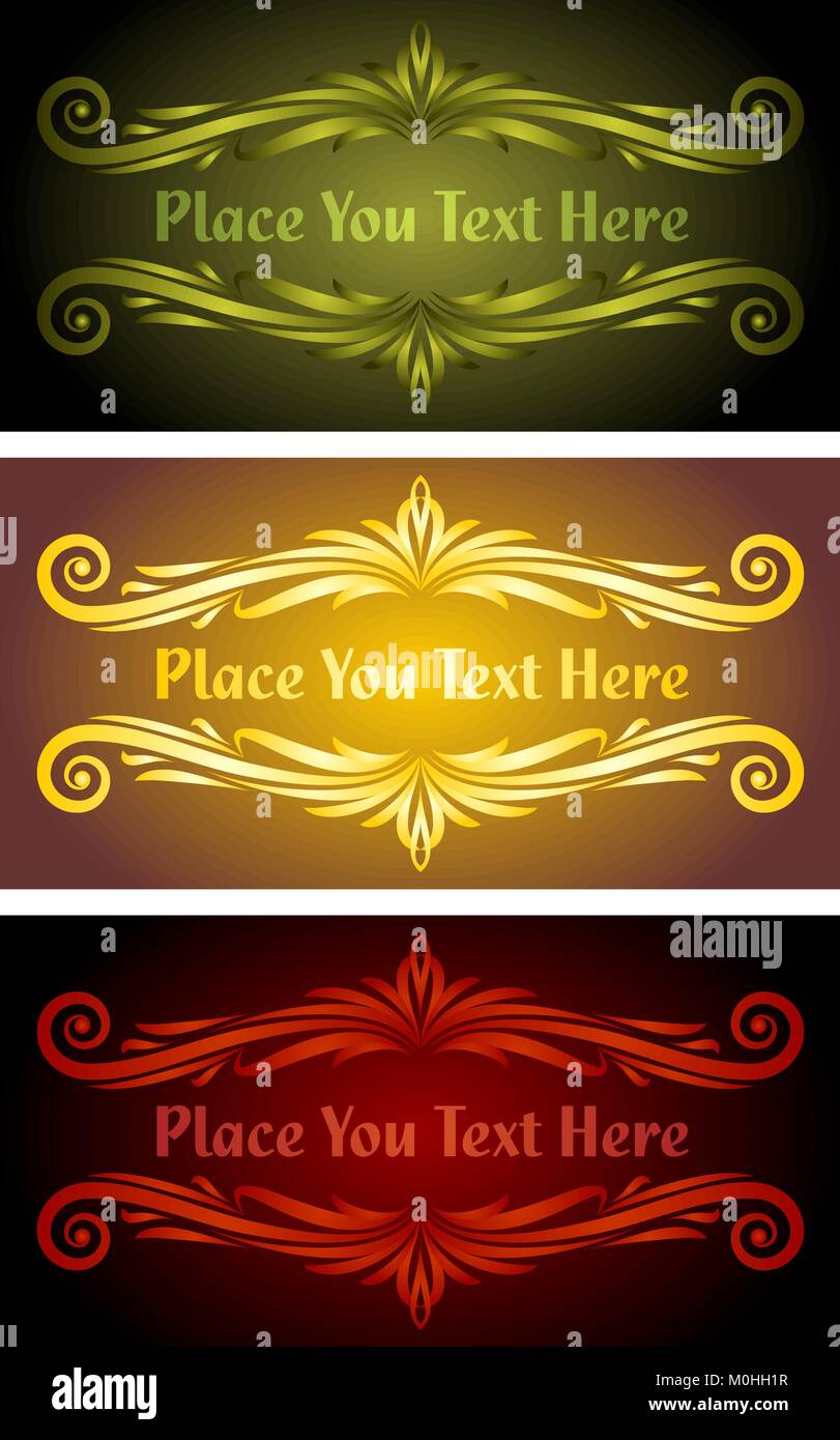 Elegant text frames Stock Vector Image & Art - Alamy