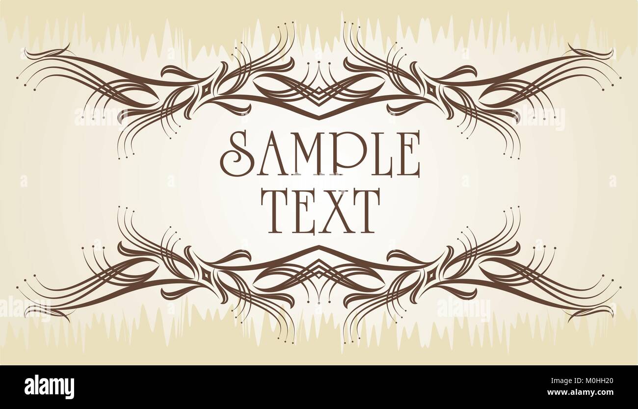 Elegant texts frames Stock Vector Image & Art - Alamy