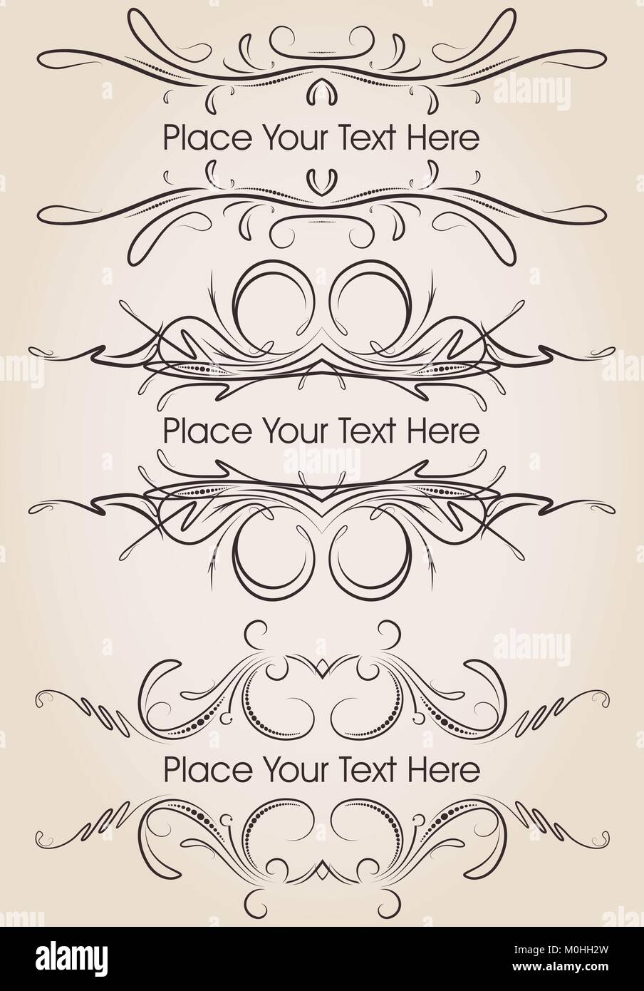 Old texts Stock Vector Images - Alamy