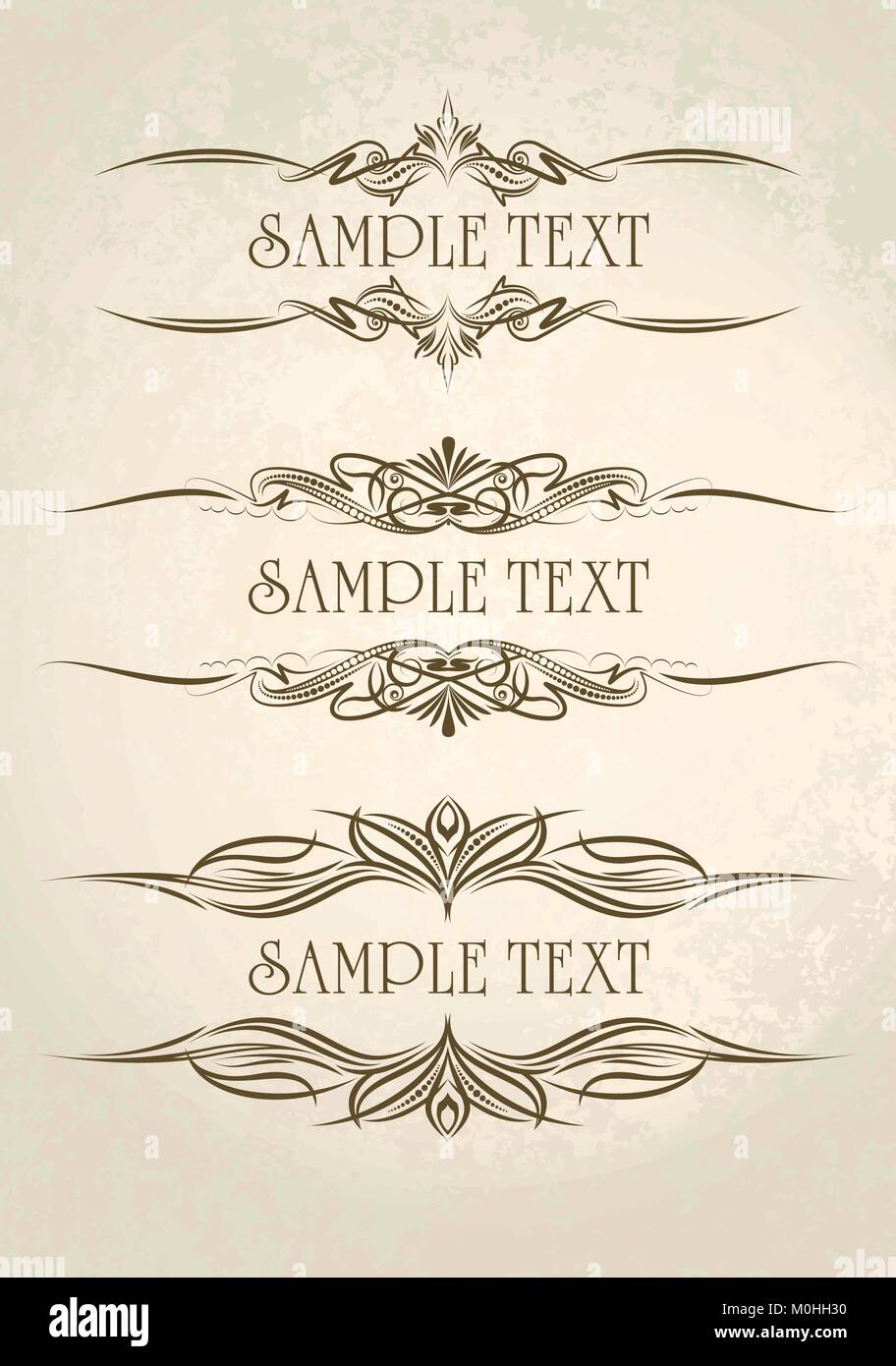 Elegant texts frames Stock Vector Image & Art - Alamy