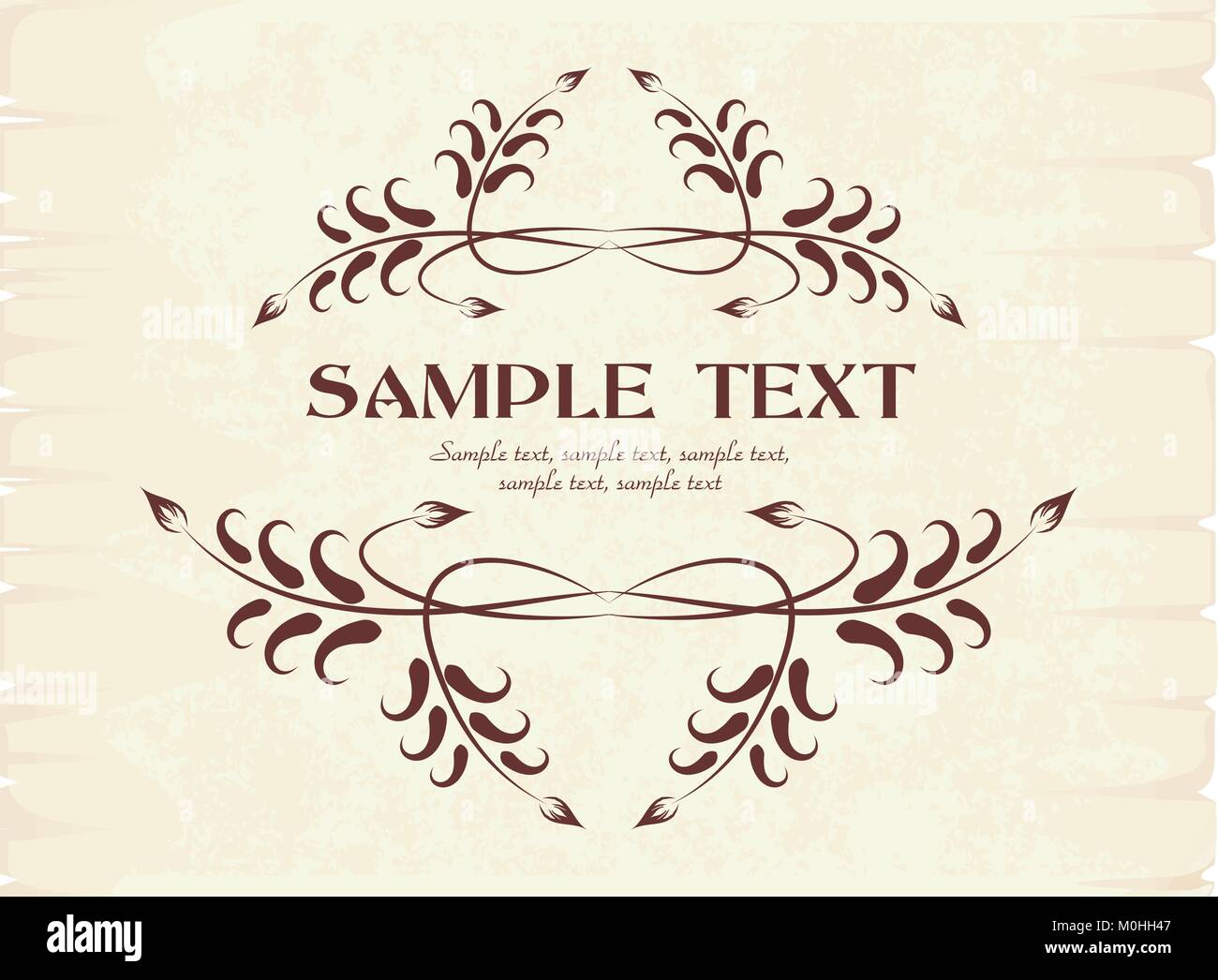 Elegant texts frame Stock Vector Image & Art - Alamy