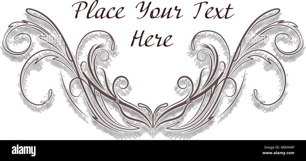 Medieval corner scroll Stock Vector Images - Alamy