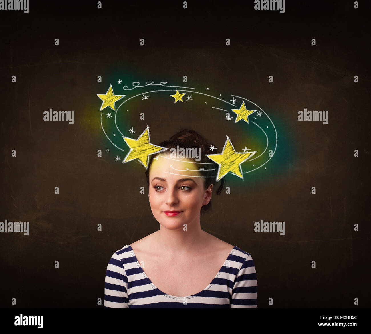 Seeing stars dizzy hi-res stock photography and images - Alamy