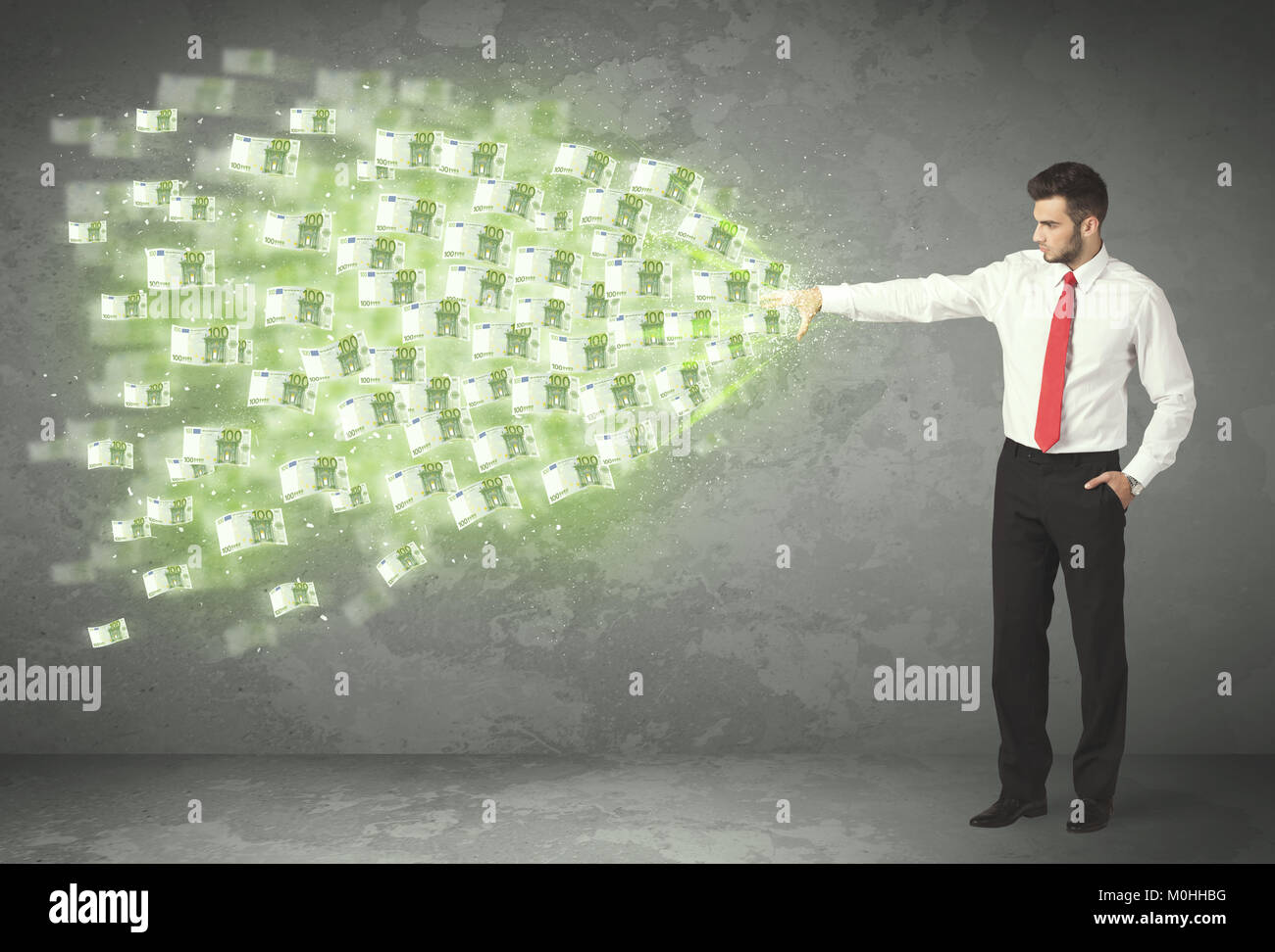 Young successful rich businessman throwing hi-res stock photography and ...