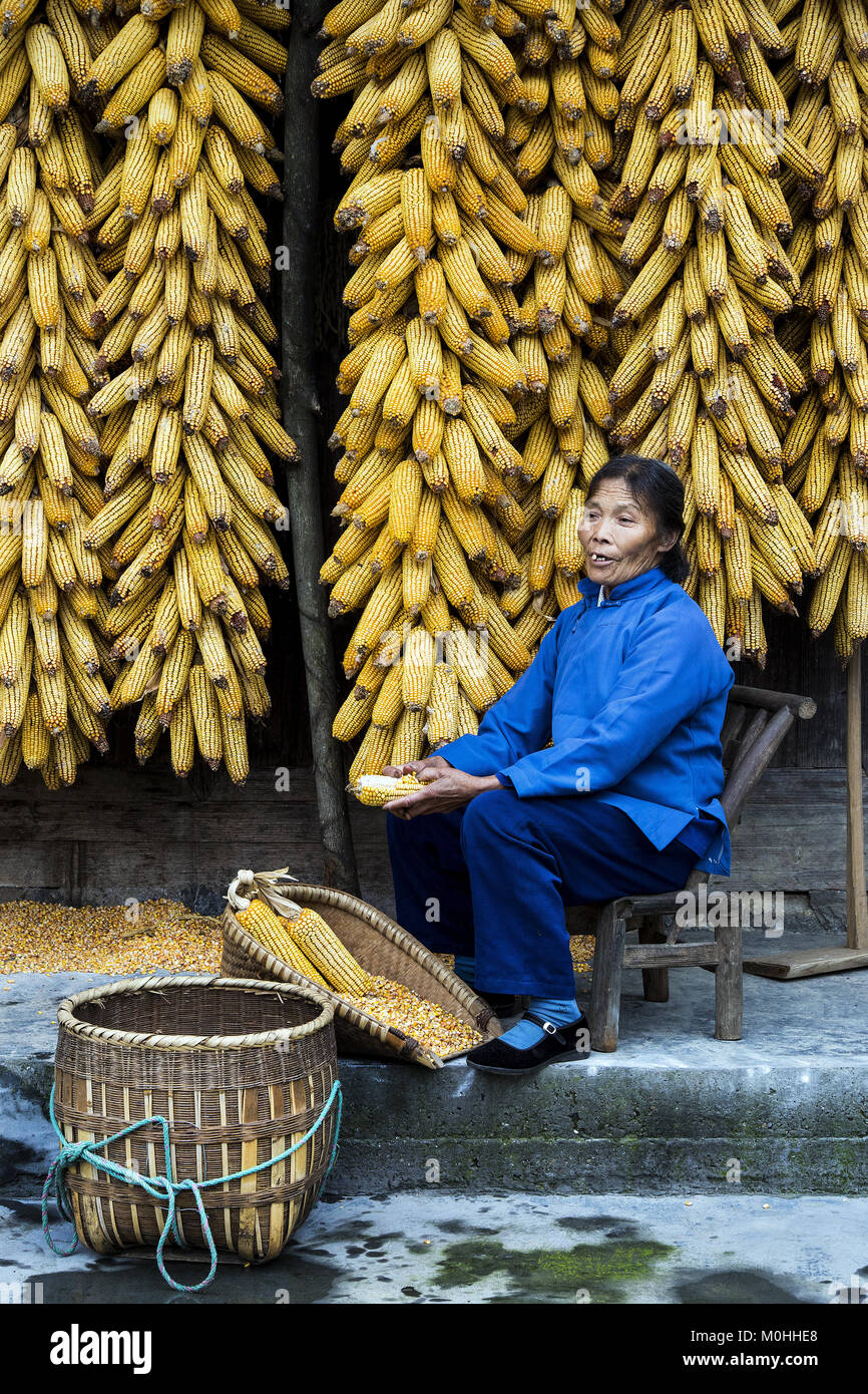 Rural Chinese Portraits Featuring: Atmosphere Where: Xiushan, China ...