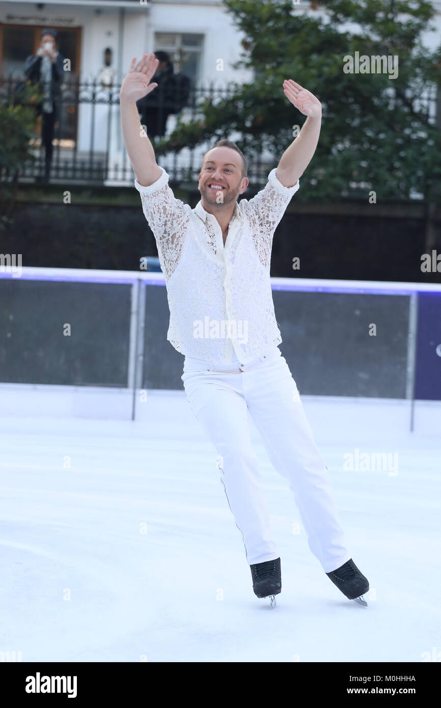 Dancing on Ice photocall held at the Natural History Museum Featuring ...