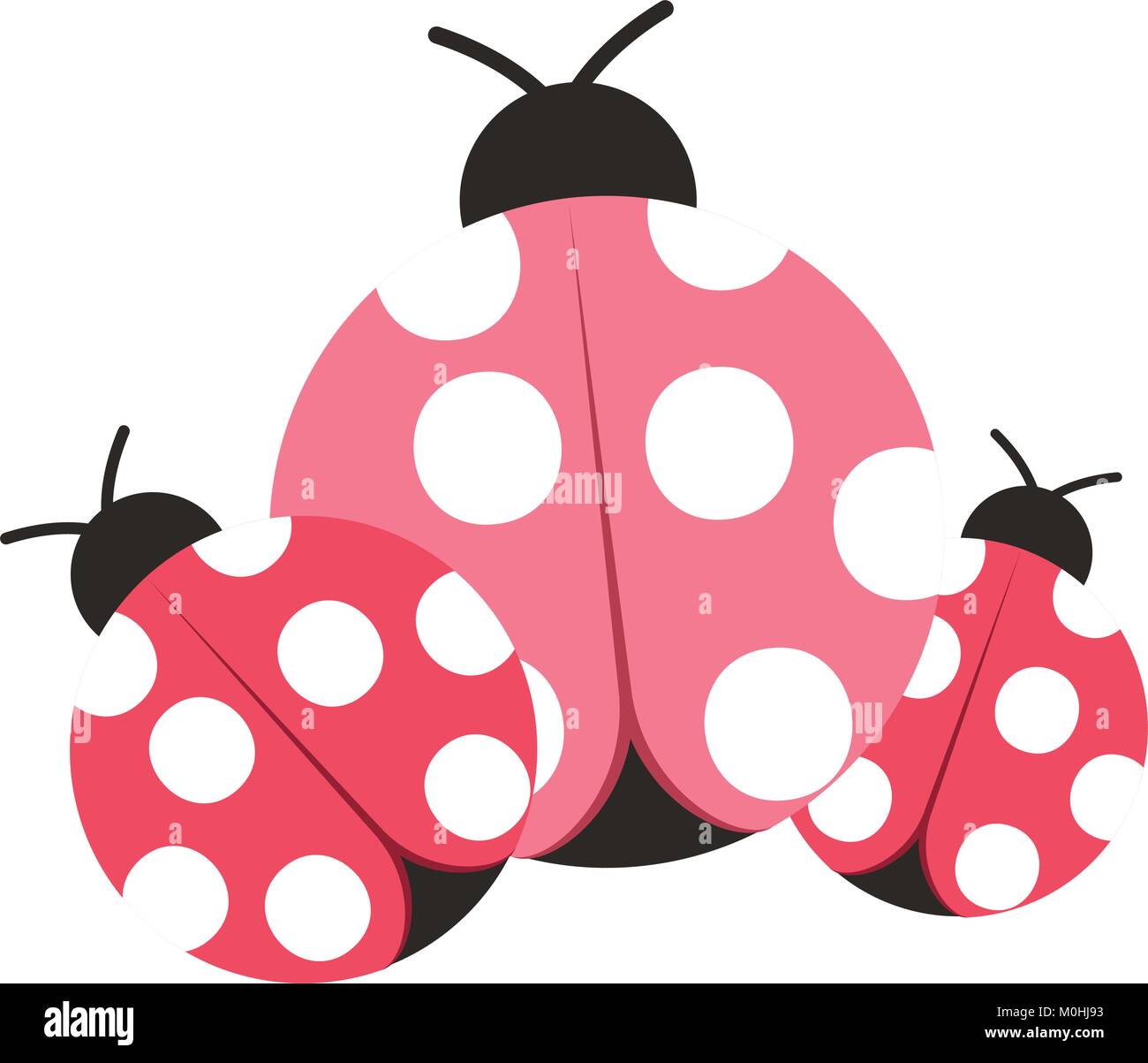 Ladybug pink Cut Out Stock Images & Pictures - Alamy