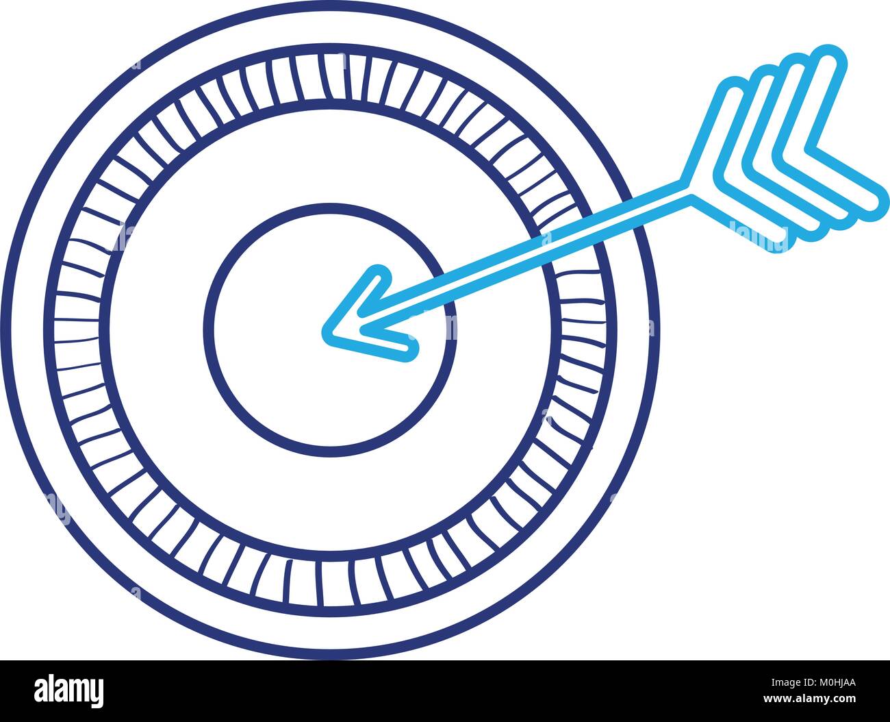 Shot arrow while hunting Stock Vector Images - Alamy