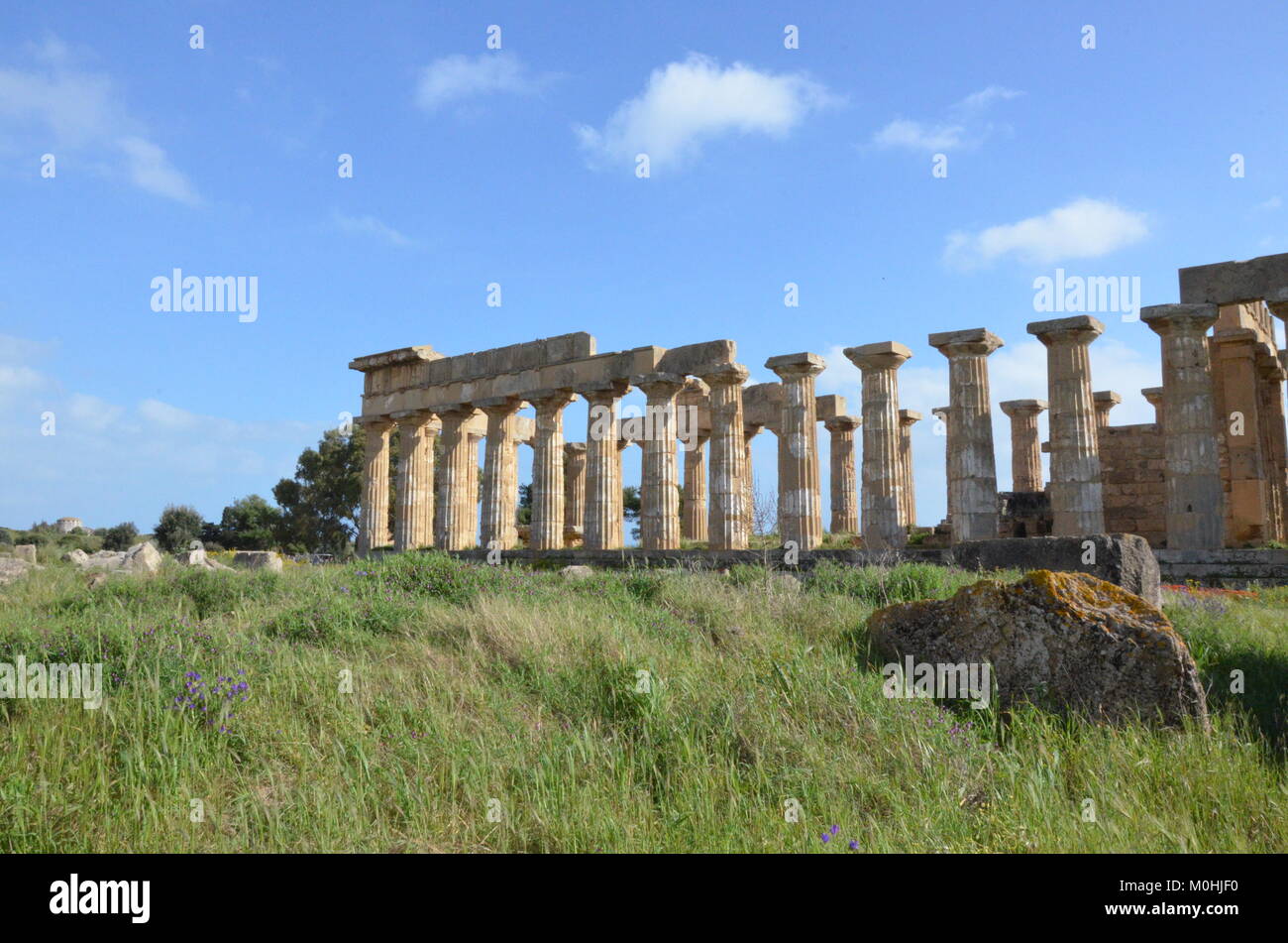 Archaeological area of Selinunte in Sicily Stock Photo - Alamy