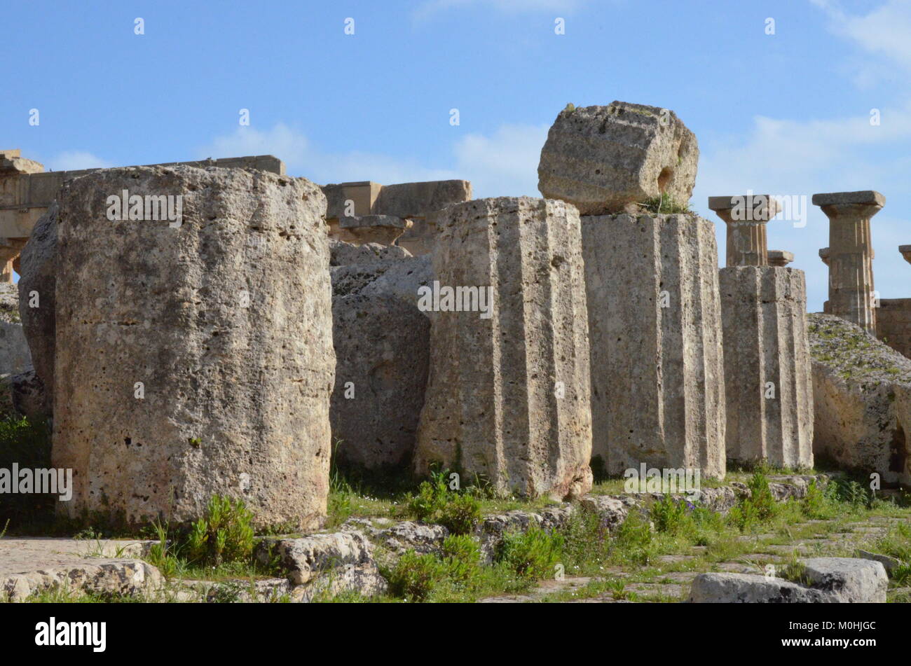 Archaeological area of Selinunte in Sicily Stock Photo - Alamy