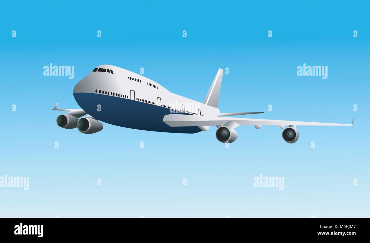 Airplane vector illustration Stock Vector Image & Art - Alamy