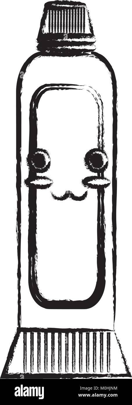 kawaii toothpaste icon image Stock Vector Image & Art - Alamy