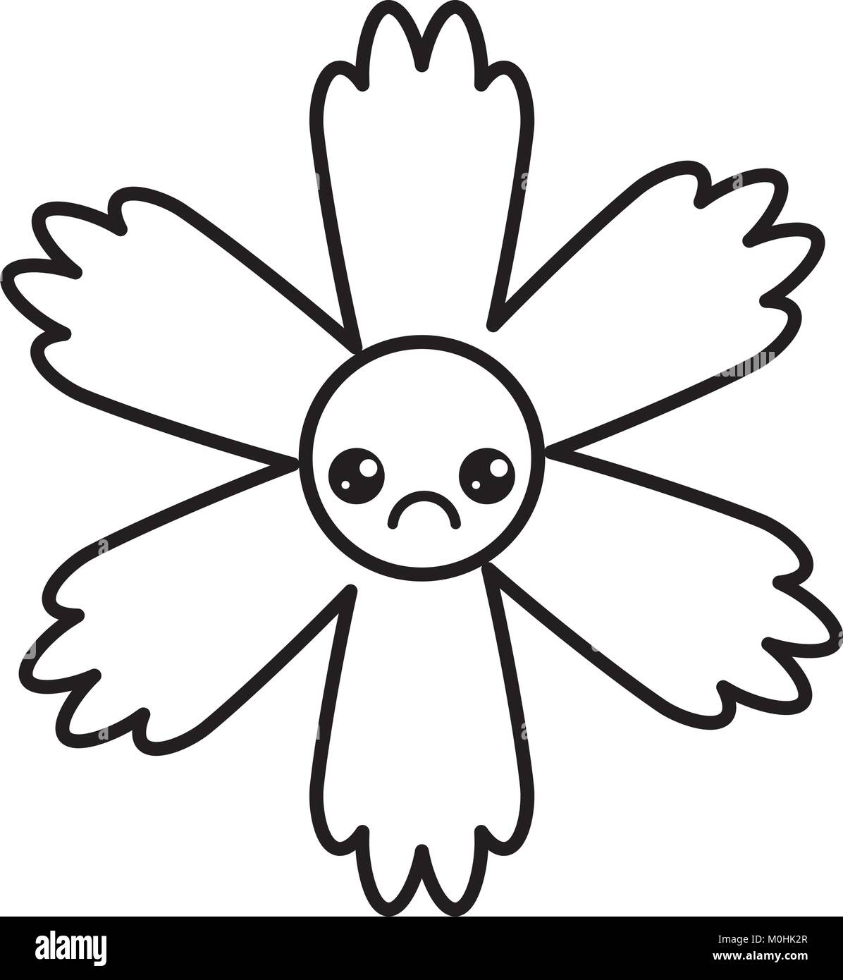 Sad Face Drawing Black and White Stock Photos & Images - Alamy