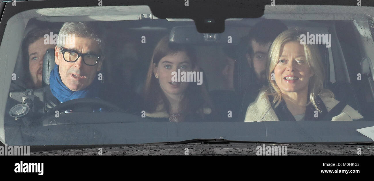 Members of the Royal family attend the Queen’s Christmas lunch at ...