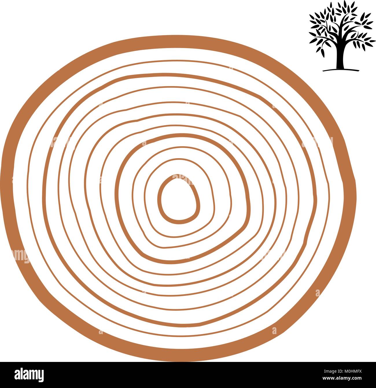 Growth ring tree Stock Vector Images - Alamy