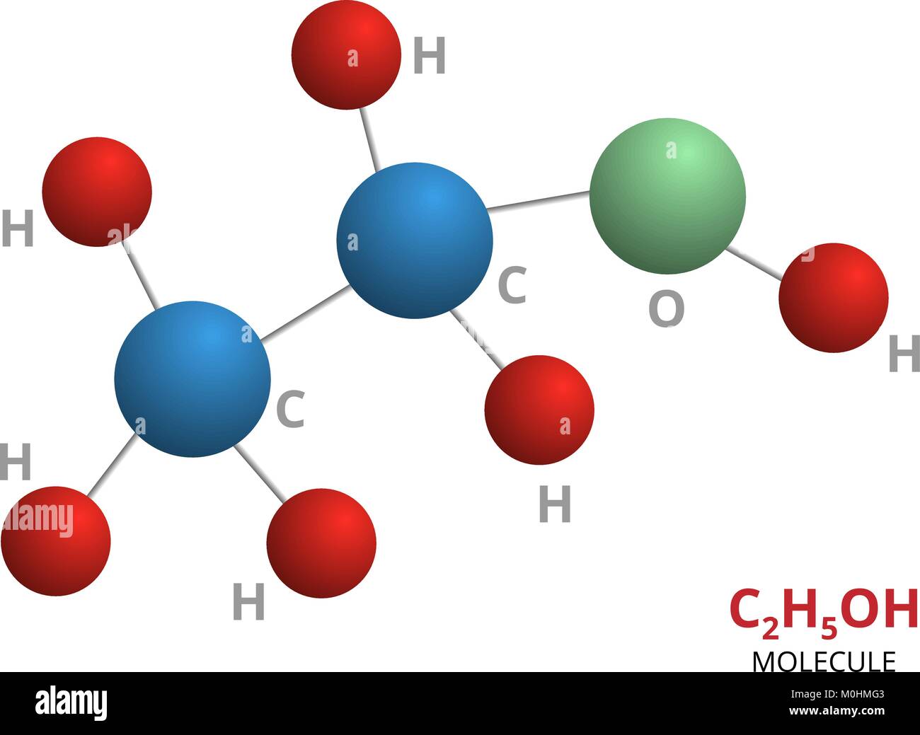 Abstract molecule isolated on white background Stock Vector Image & Art ...