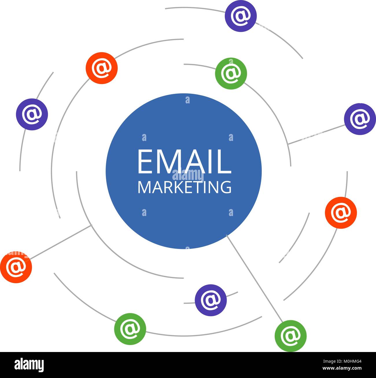 Vector illustration email marketing Stock Vector Image & Art - Alamy