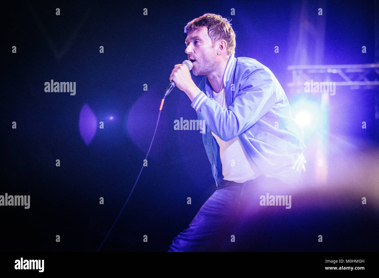 The British singer, songwriter and musician, Blur frontman Damon Albarn ...