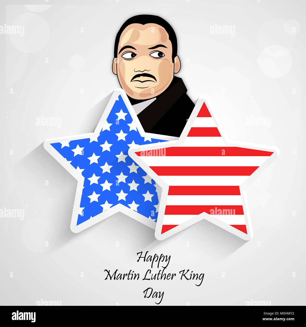 illustration of Martin Luther King Day background Stock Photo - Alamy