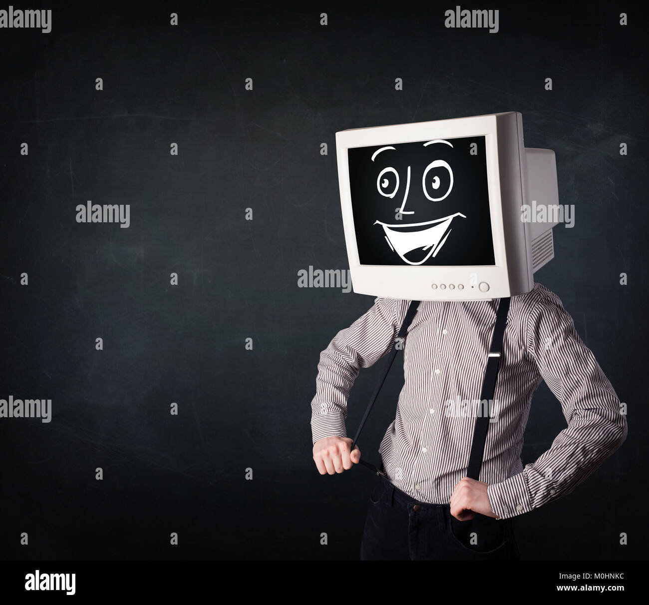 Computer screen smiley face hi-res stock photography and images - Alamy