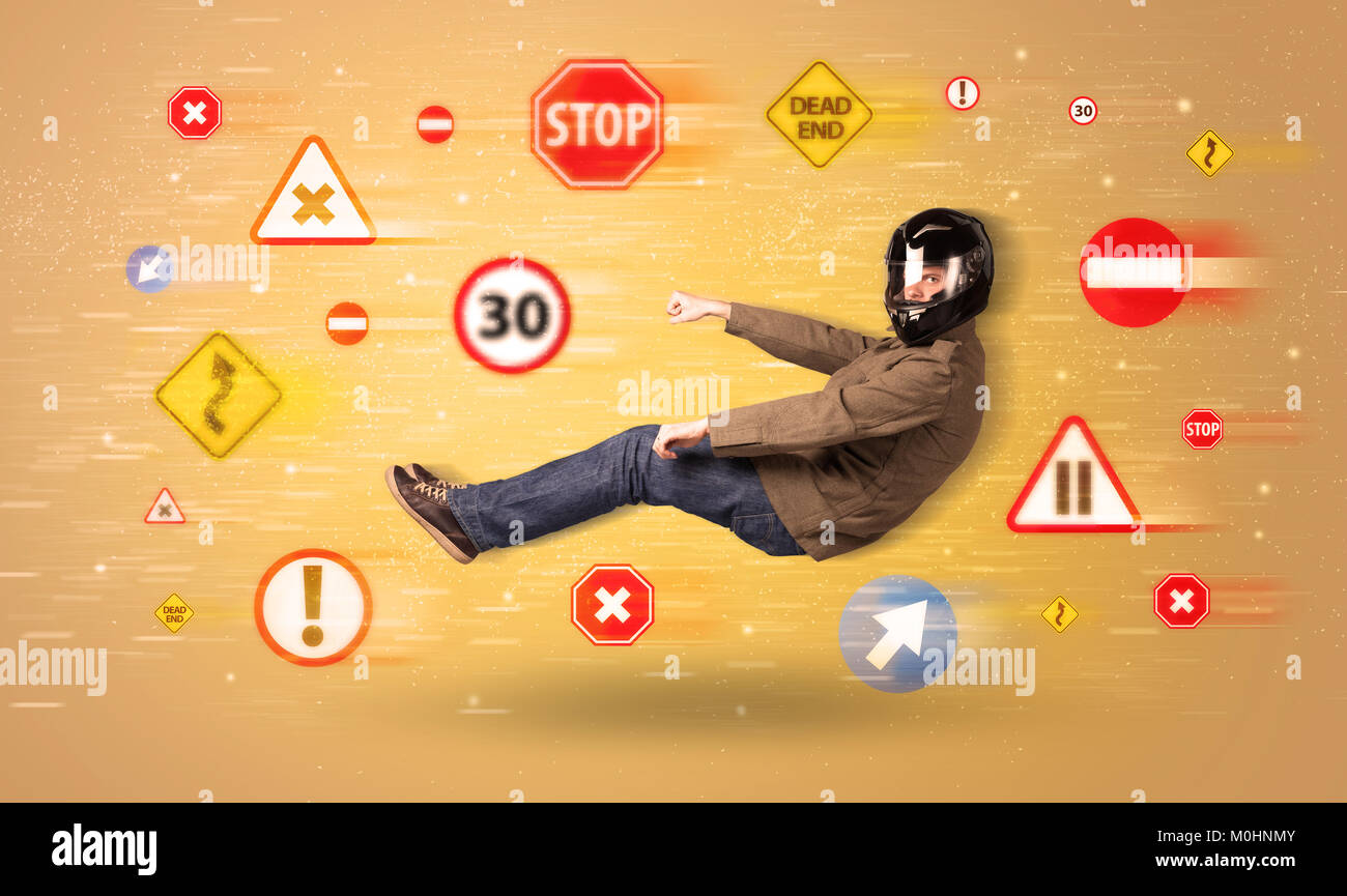 Turn around road signs hi-res stock photography and images - Alamy