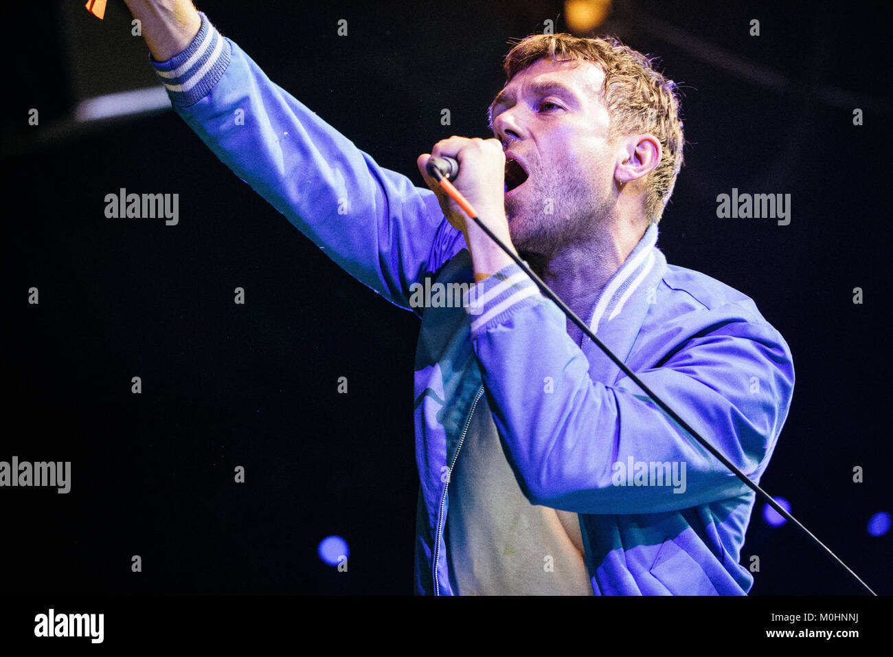 The British singer, songwriter and musician, Blur frontman Damon Albarn ...