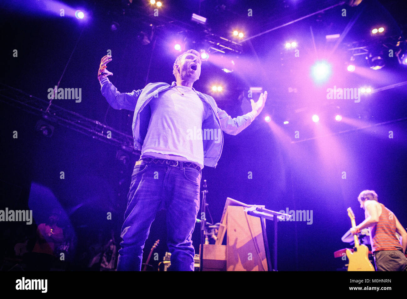 The British singer, songwriter and musician, Blur frontman Damon Albarn ...