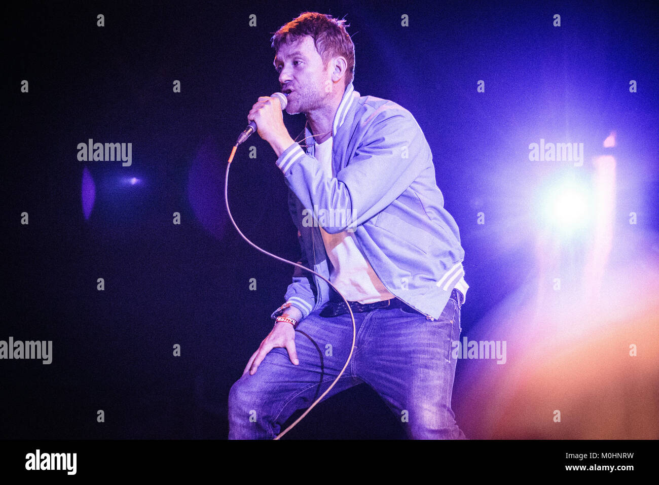 The British singer, songwriter and musician, Blur frontman Damon Albarn ...