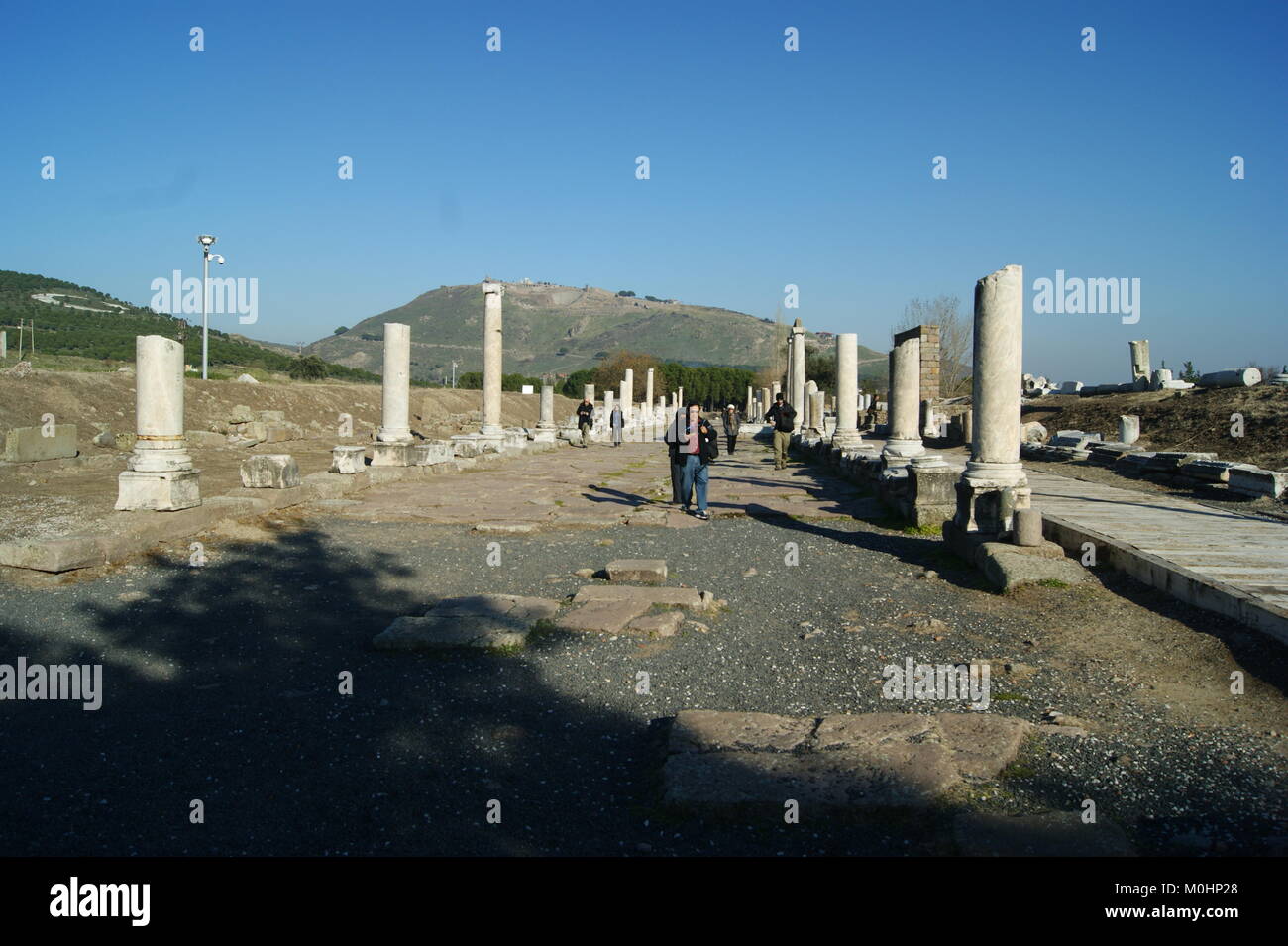 The Archaeological site of Pergamon. Turkey Stock Photo - Alamy