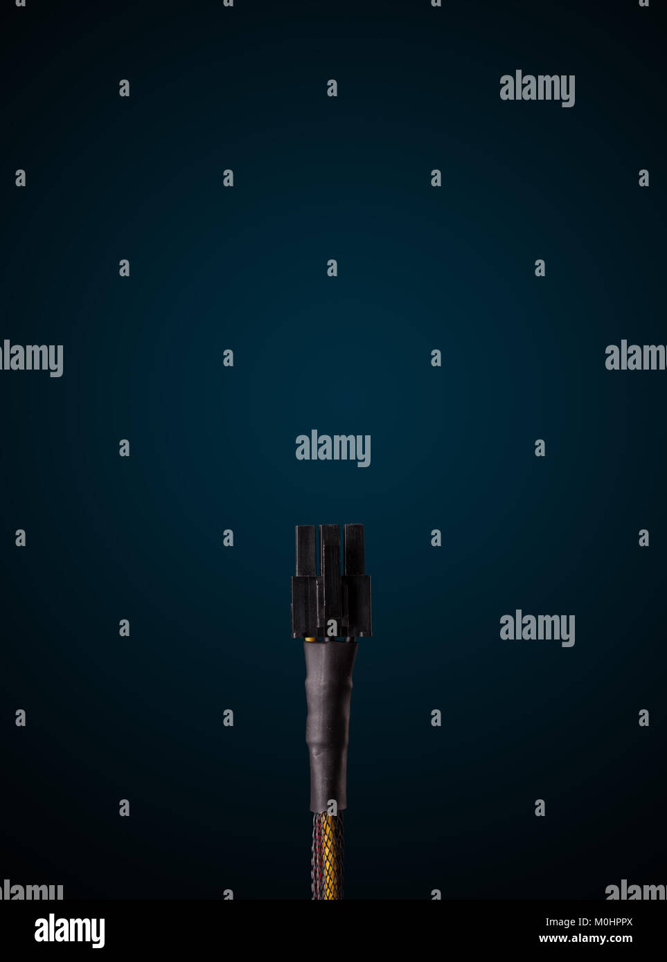 Electric cable with empty space Stock Photo - Alamy