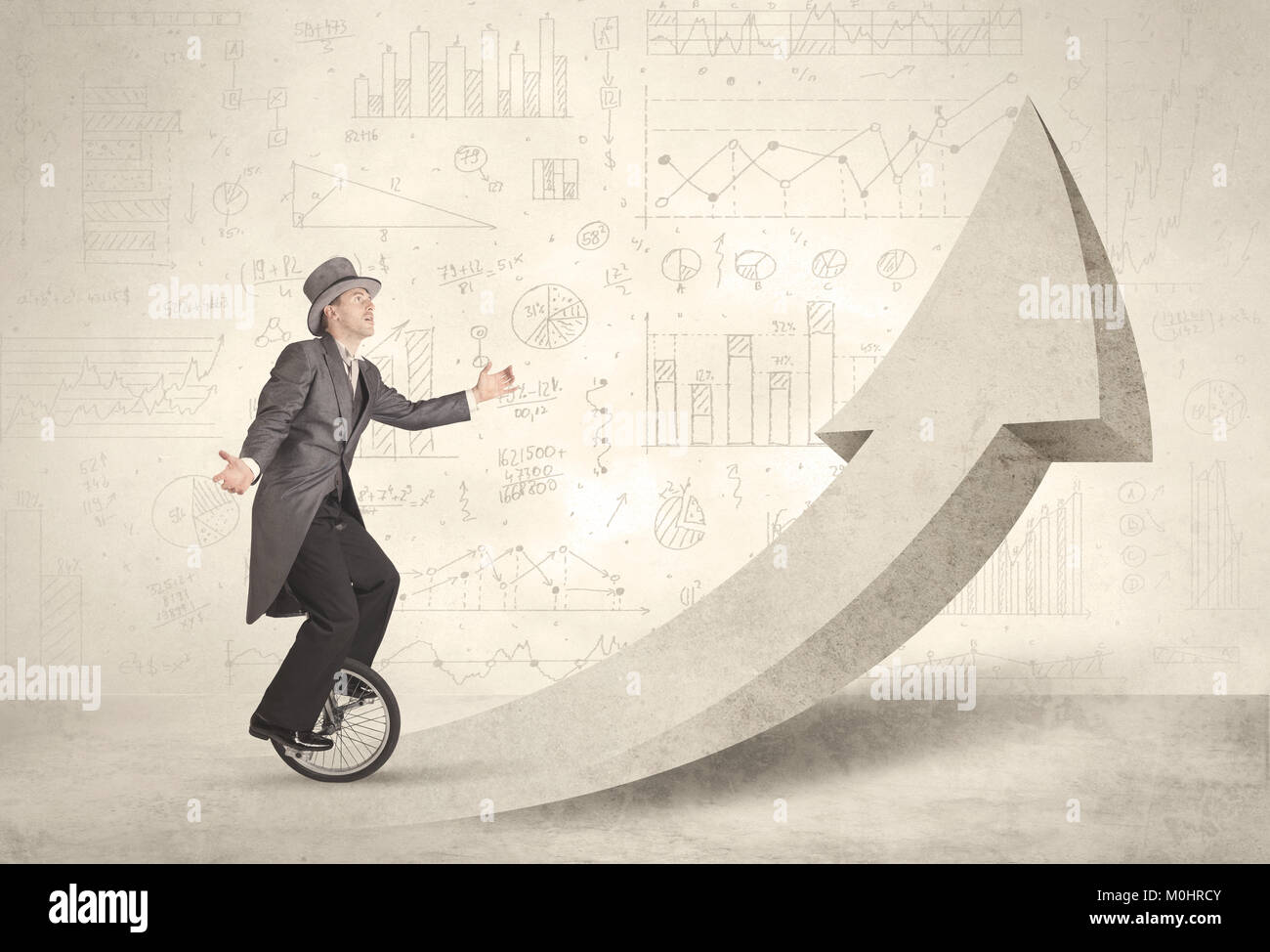 Monocycle man riding hi-res stock photography and images - Alamy