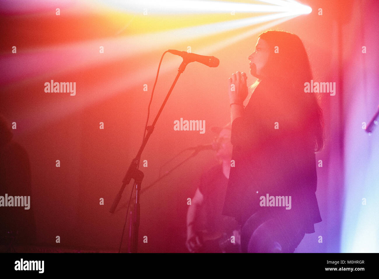 The Canadian psychedelic rock band Black Mountain performs a live ...