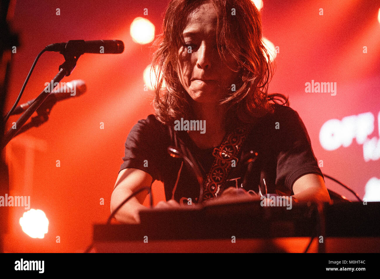 The Japanese rock band Buffalo Daughter performs a live concert at the ...