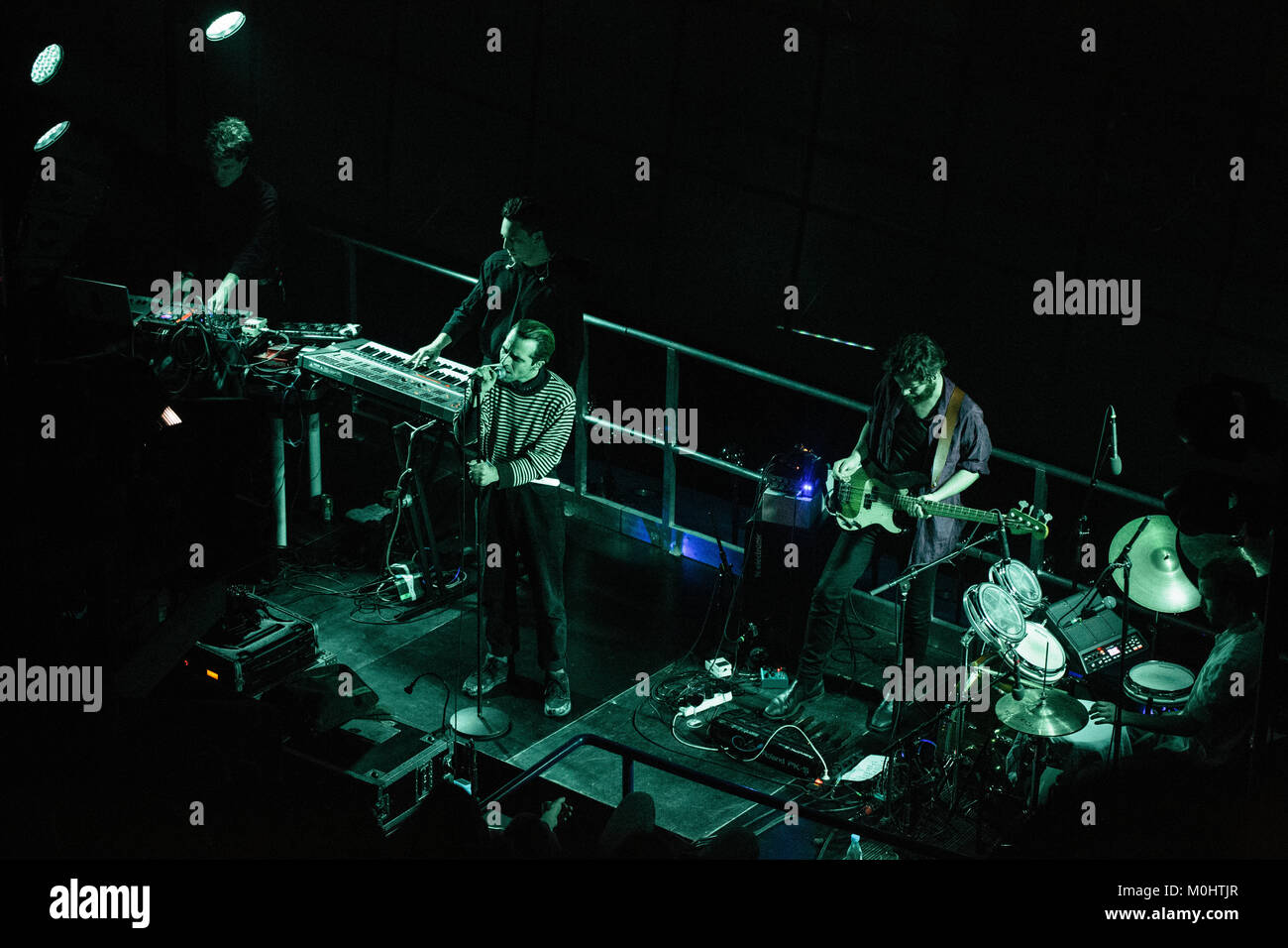 The Danish band Choir of Young Believers performs a live concert at the ...