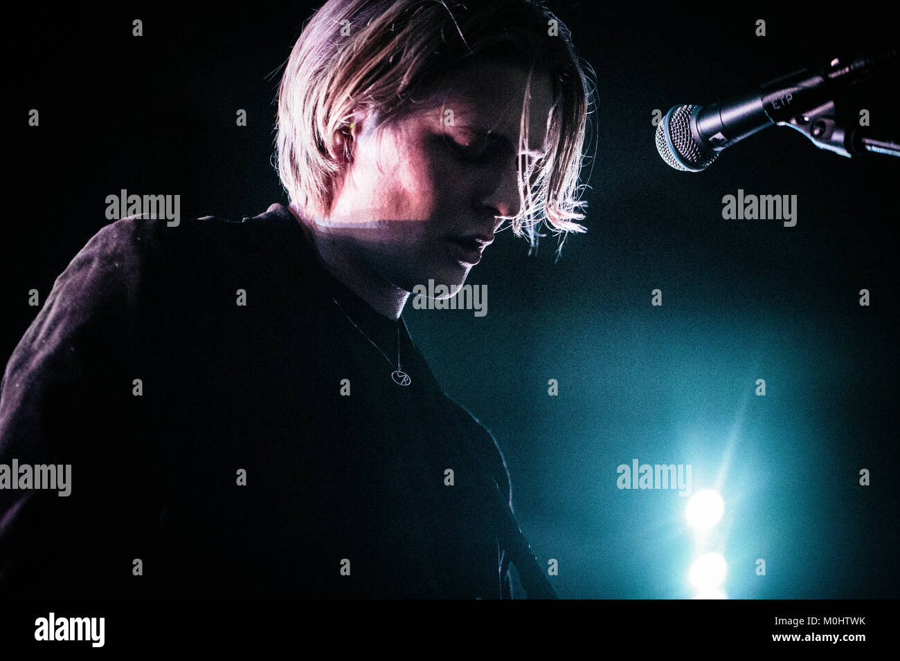 The Danish punk-rock band Communions performs a live concert the Danish ...