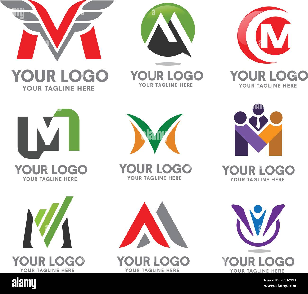 Alphabetical Logo Design Concepts