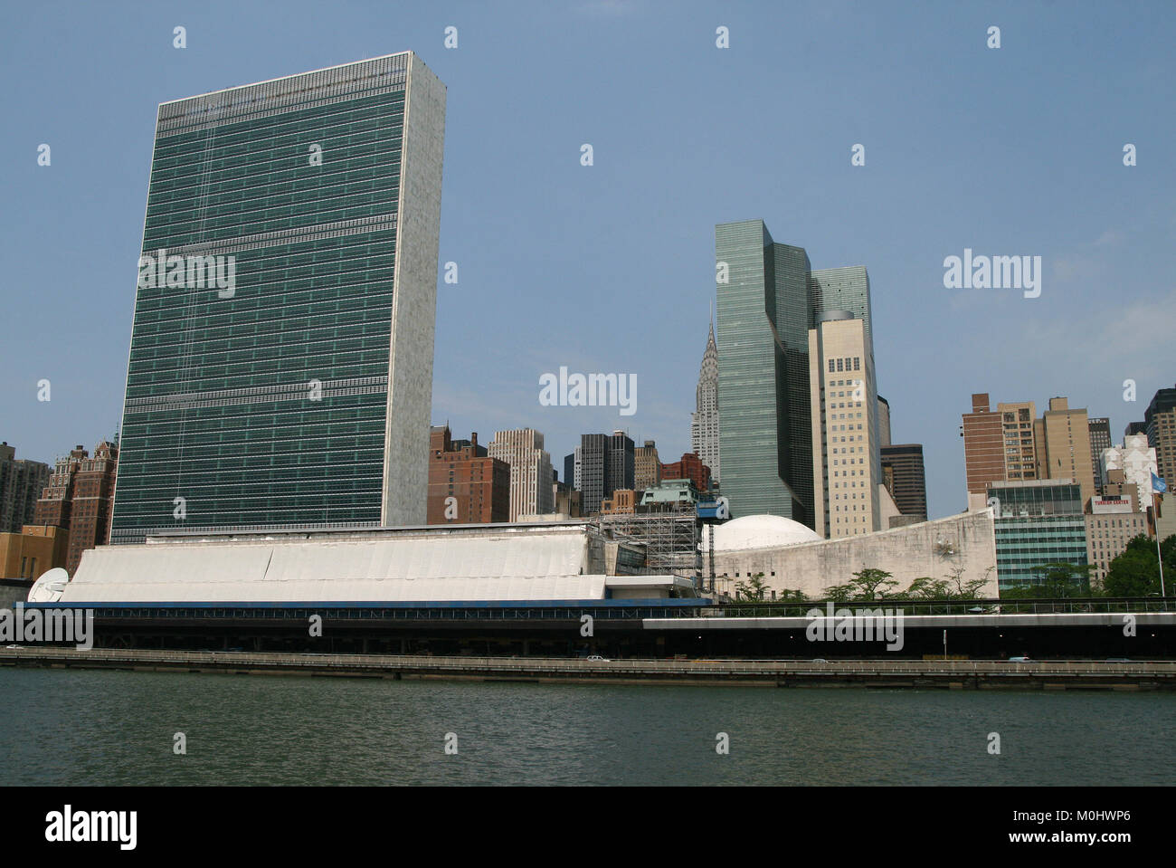 View of The United Nations Headquarters and The 1 United Nations Plaza ...