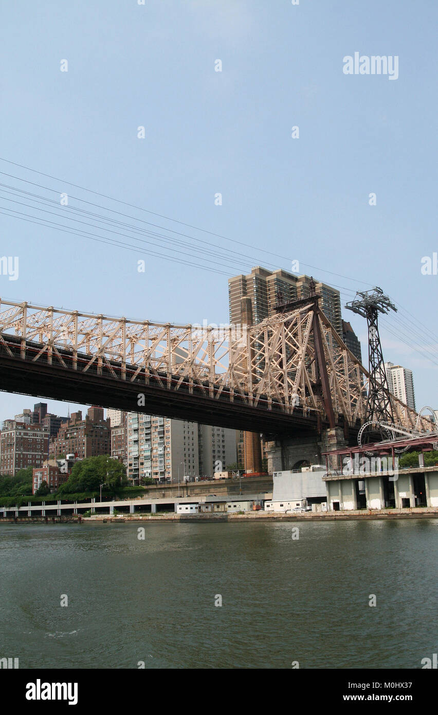 The Queensboro Bridge, (AKA the 59th Street Bridge- its Manhattan end ...
