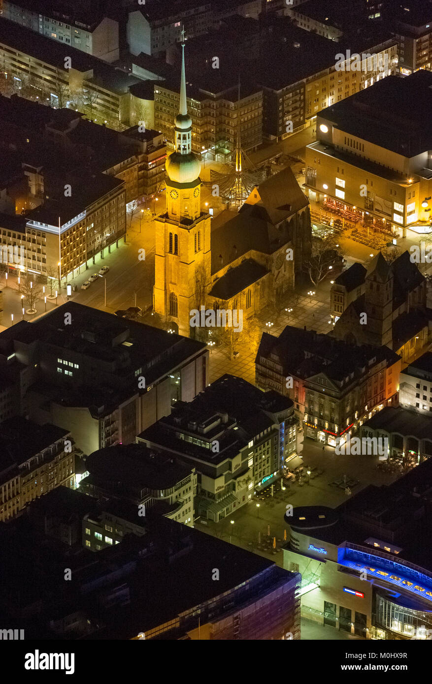 Night areal hi-res stock photography and images - Alamy