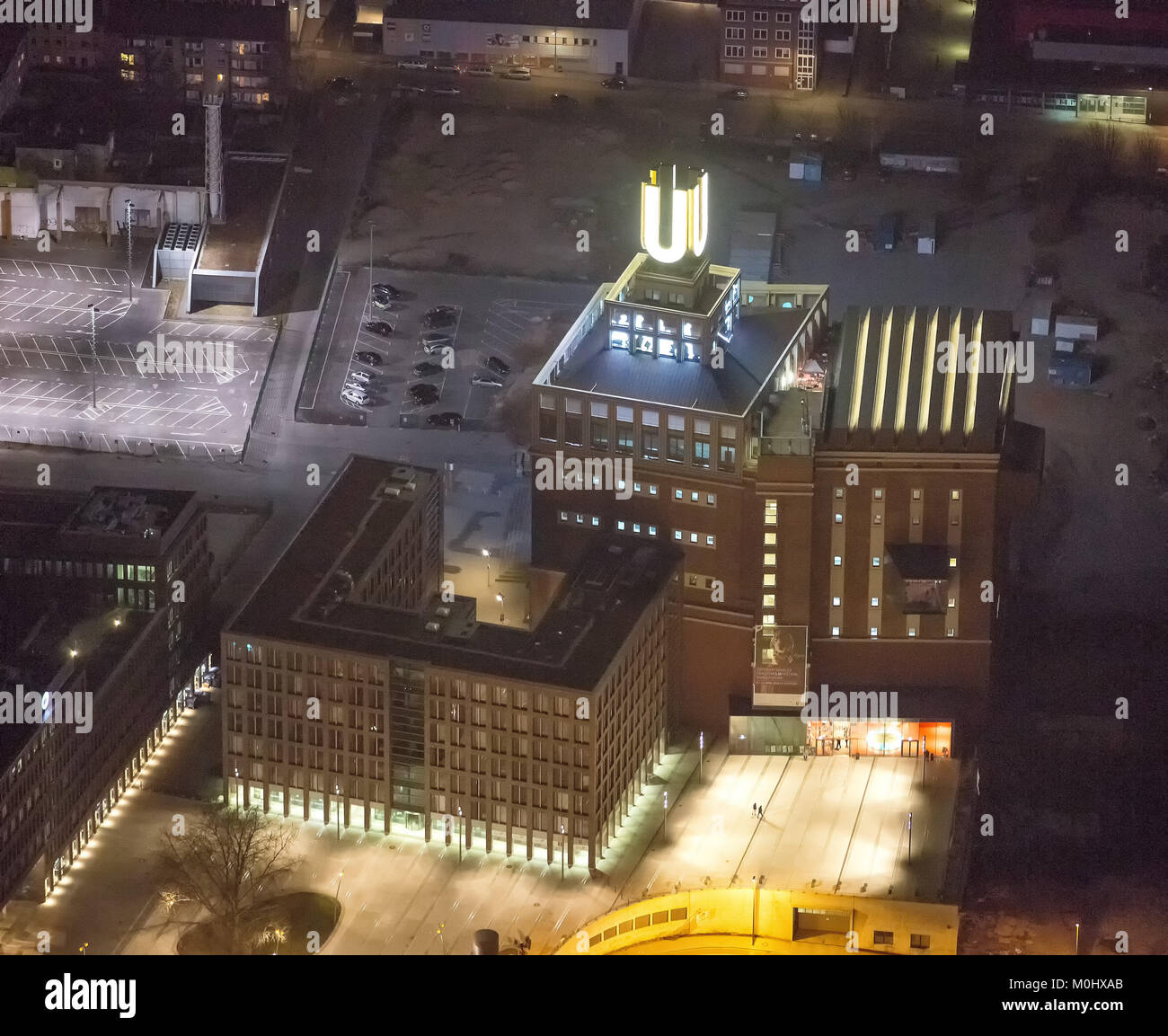 Night areal hi-res stock photography and images - Alamy