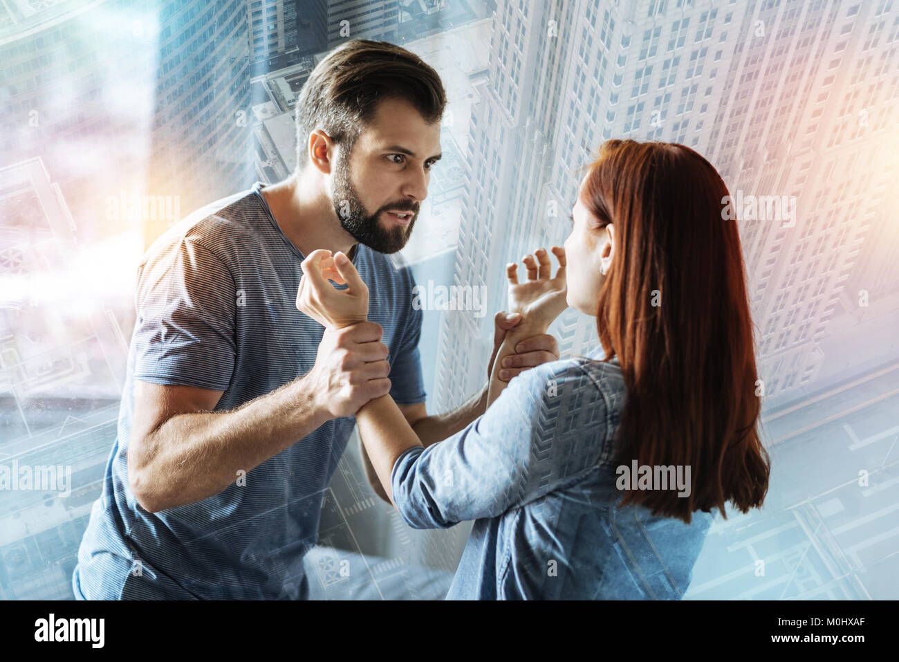 Close up angry girlfriend hi-res stock photography and images - Alamy