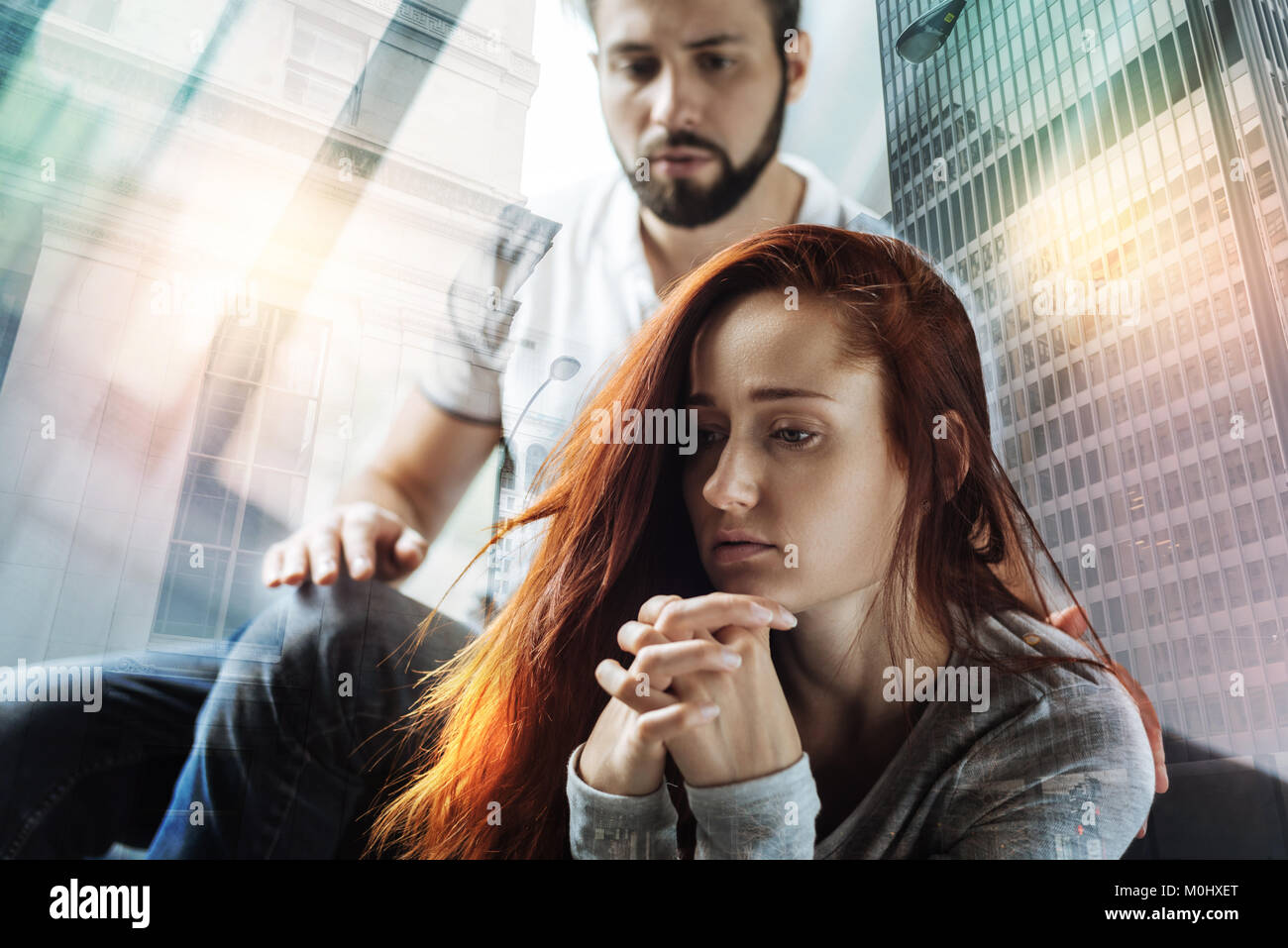 Slightly worried hi-res stock photography and images - Alamy