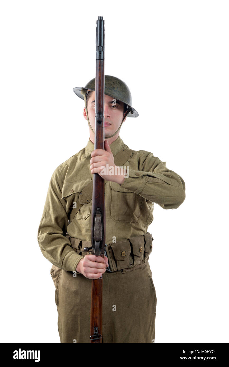 a WW1 British Army Soldier from the Somme 1916 Stock Photo - Alamy