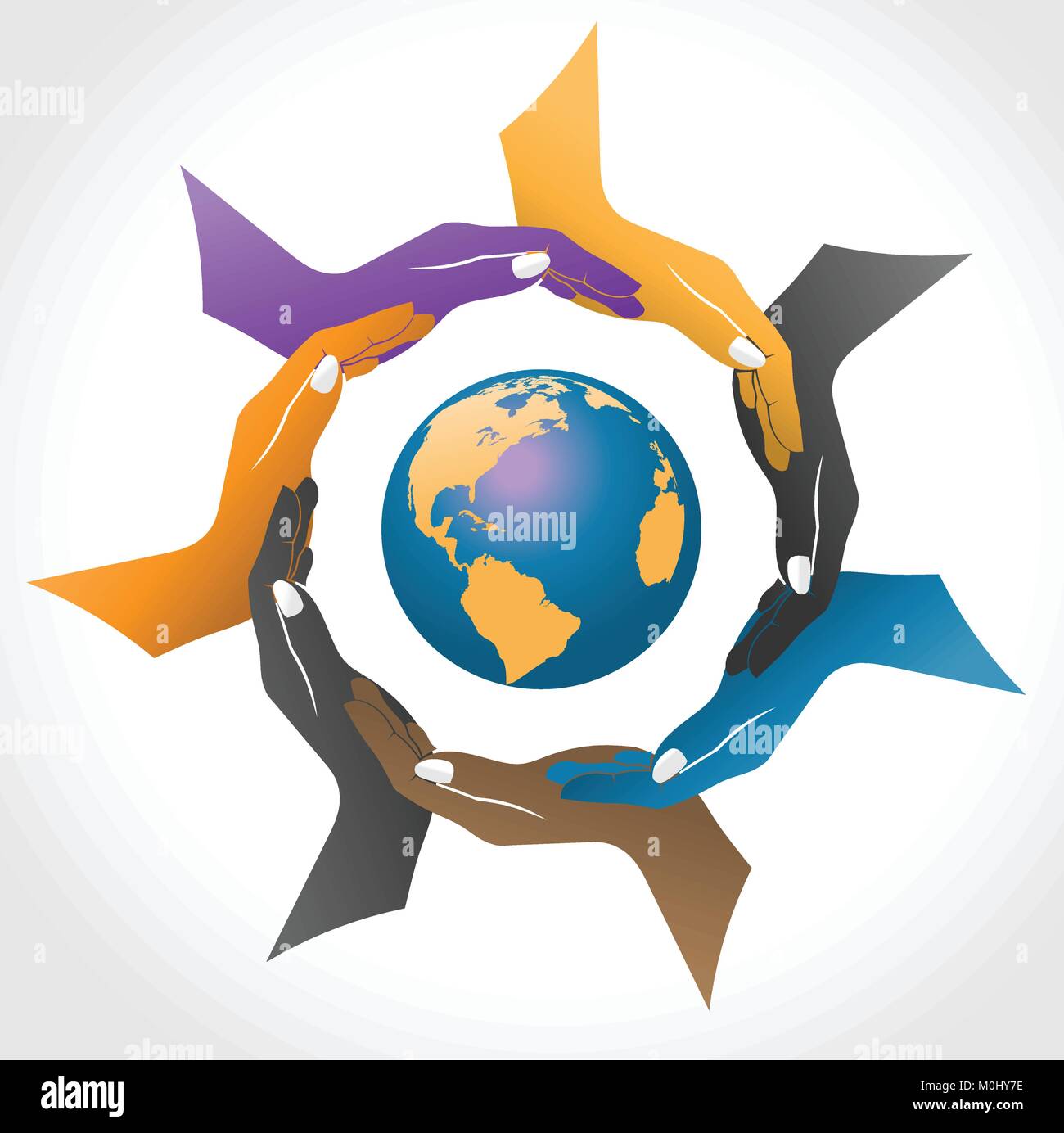 Earth Hand Logo Two Hands And Earth Globe, Earth, Earth Globe, Logo,