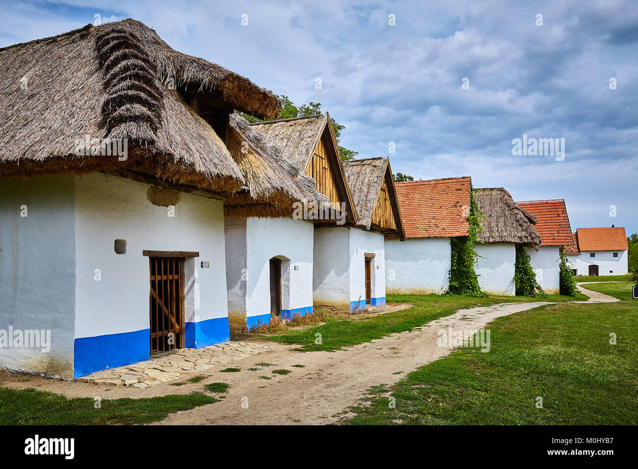 Strážnice, Czech republic. 20th August, 2017. Open-air Museum of the ...
