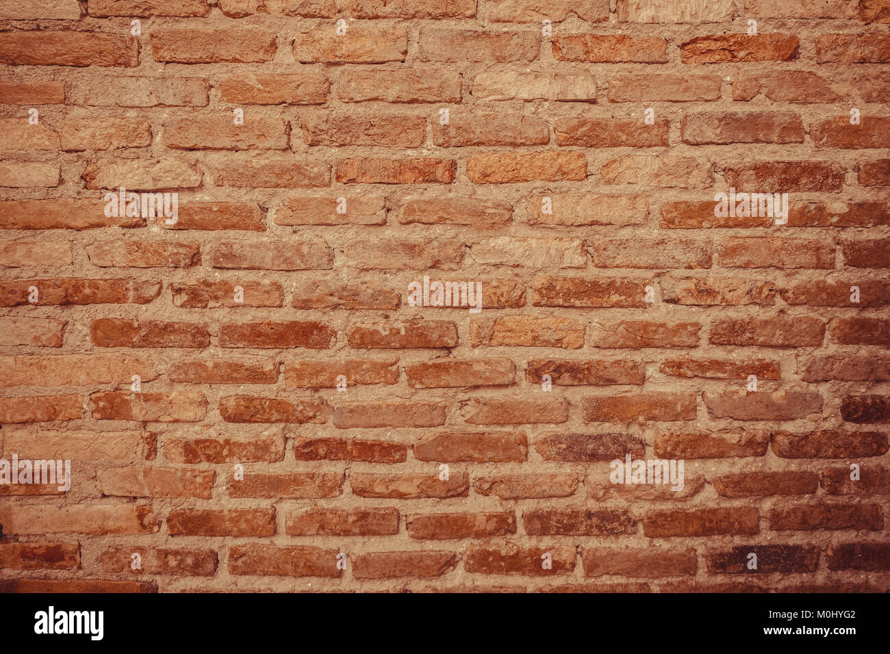 Close up vintage old rustic brick wall texture background Stock Photo ...