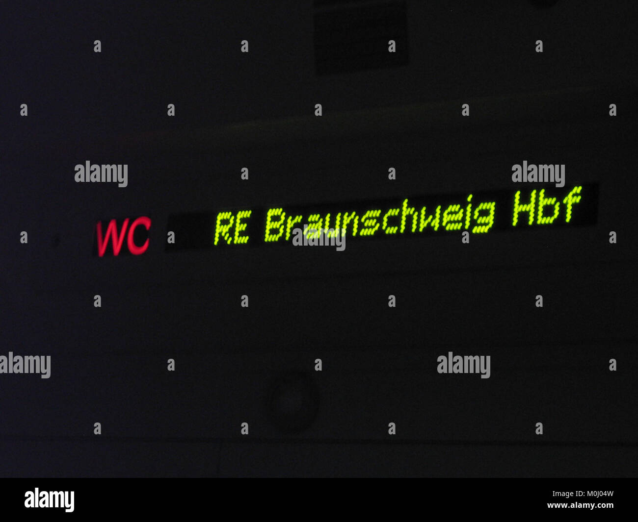Photograph of the Ems-Leine-Express regional train at Bünde station ...